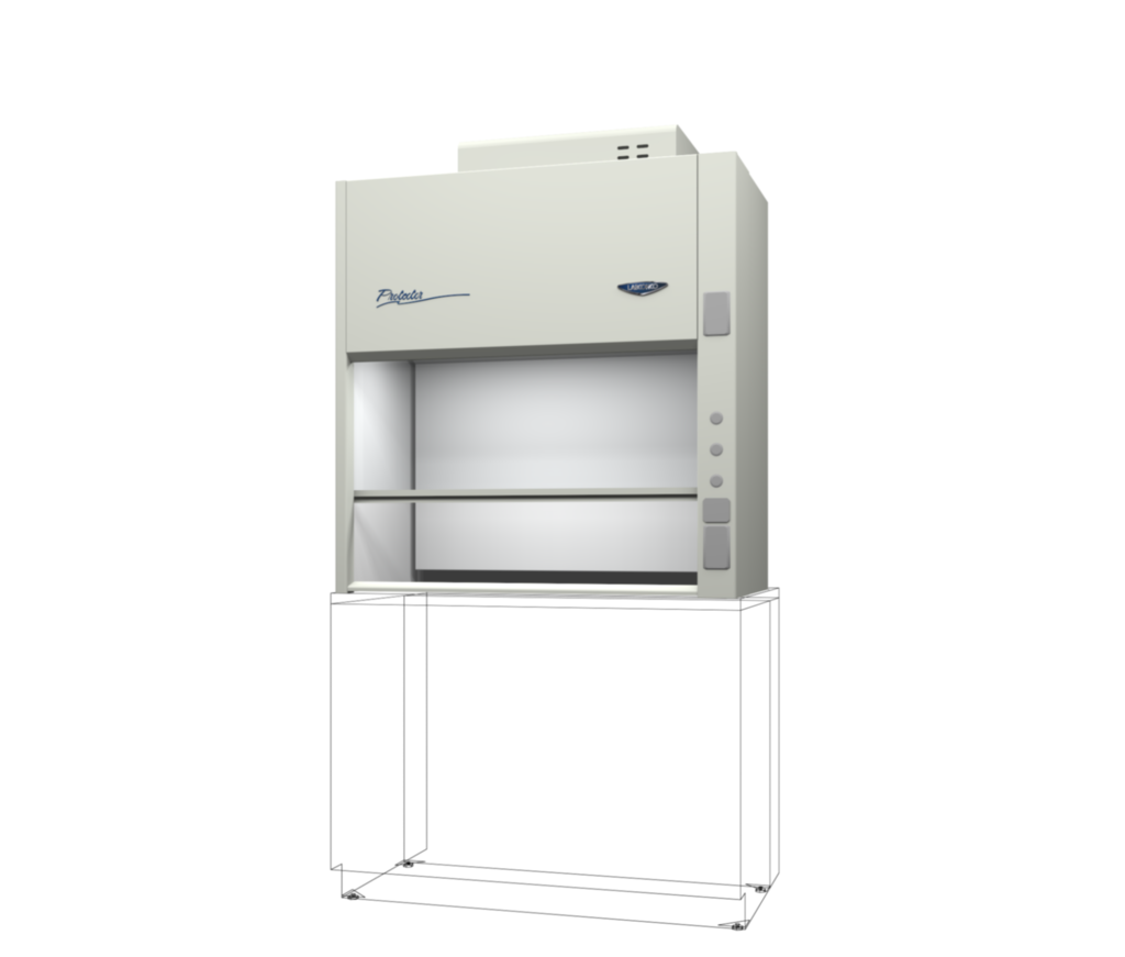 2247300, 47" W x 25"D x 53"H, Basic Integral Fume Hood