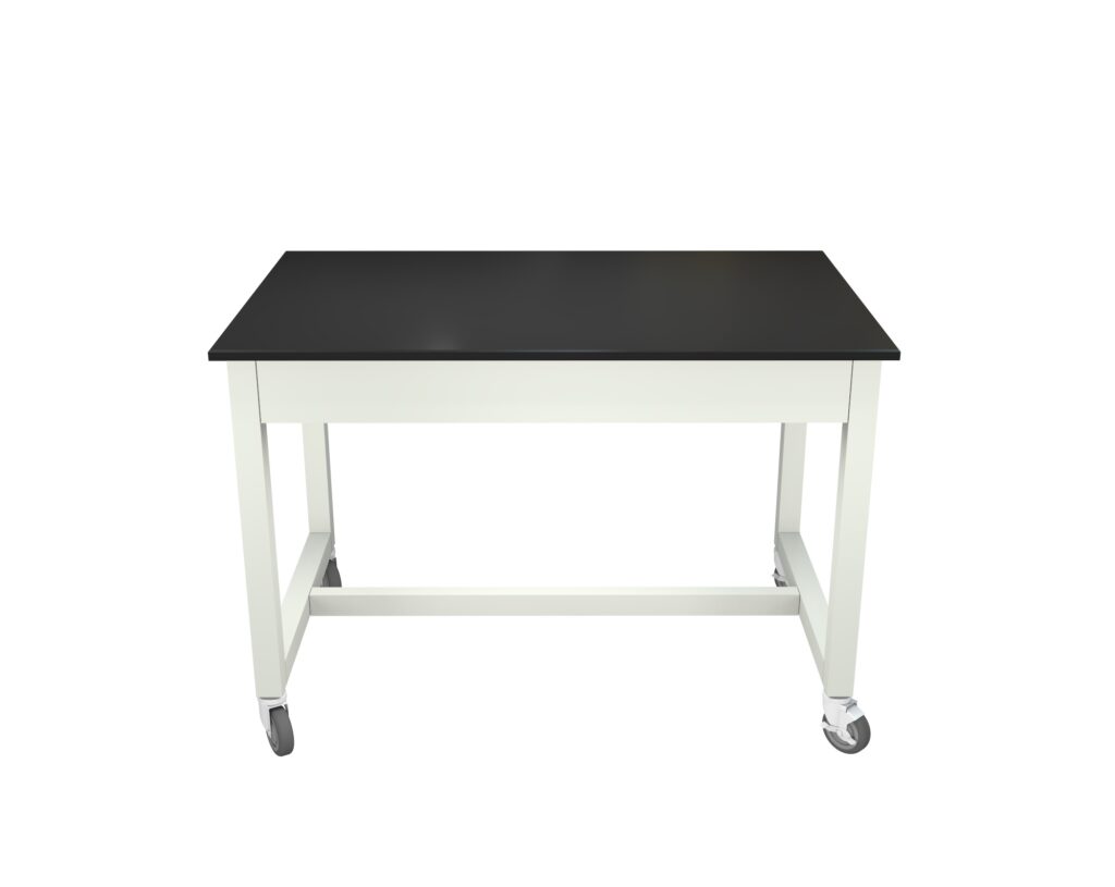 48" Wide x 30" Deep Steel Mobile Table, ADA Height
