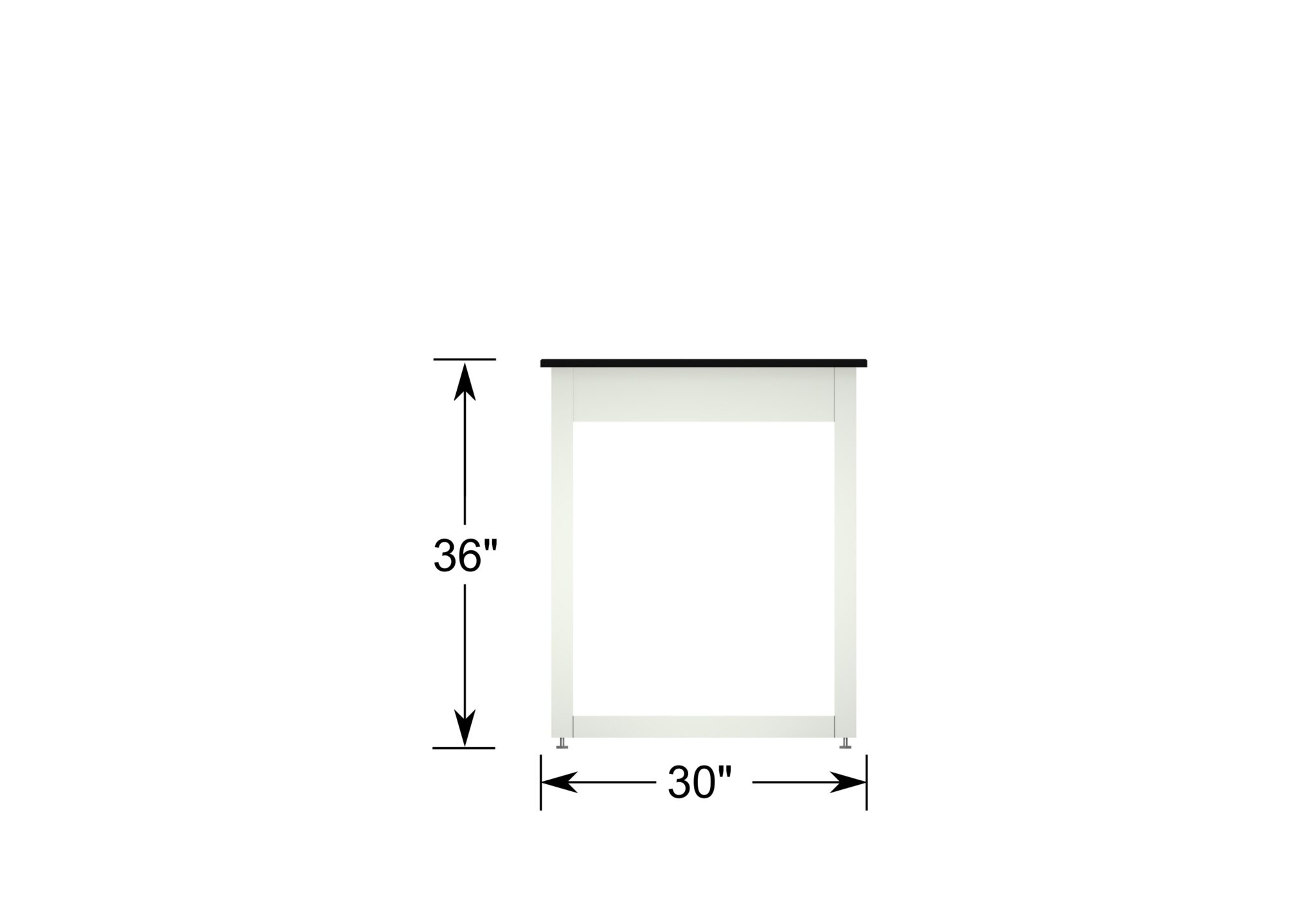 48" Wide x 30" Deep Stationary Table