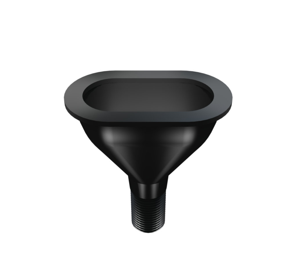 Oval Cup Sink, Polypropylene, Black