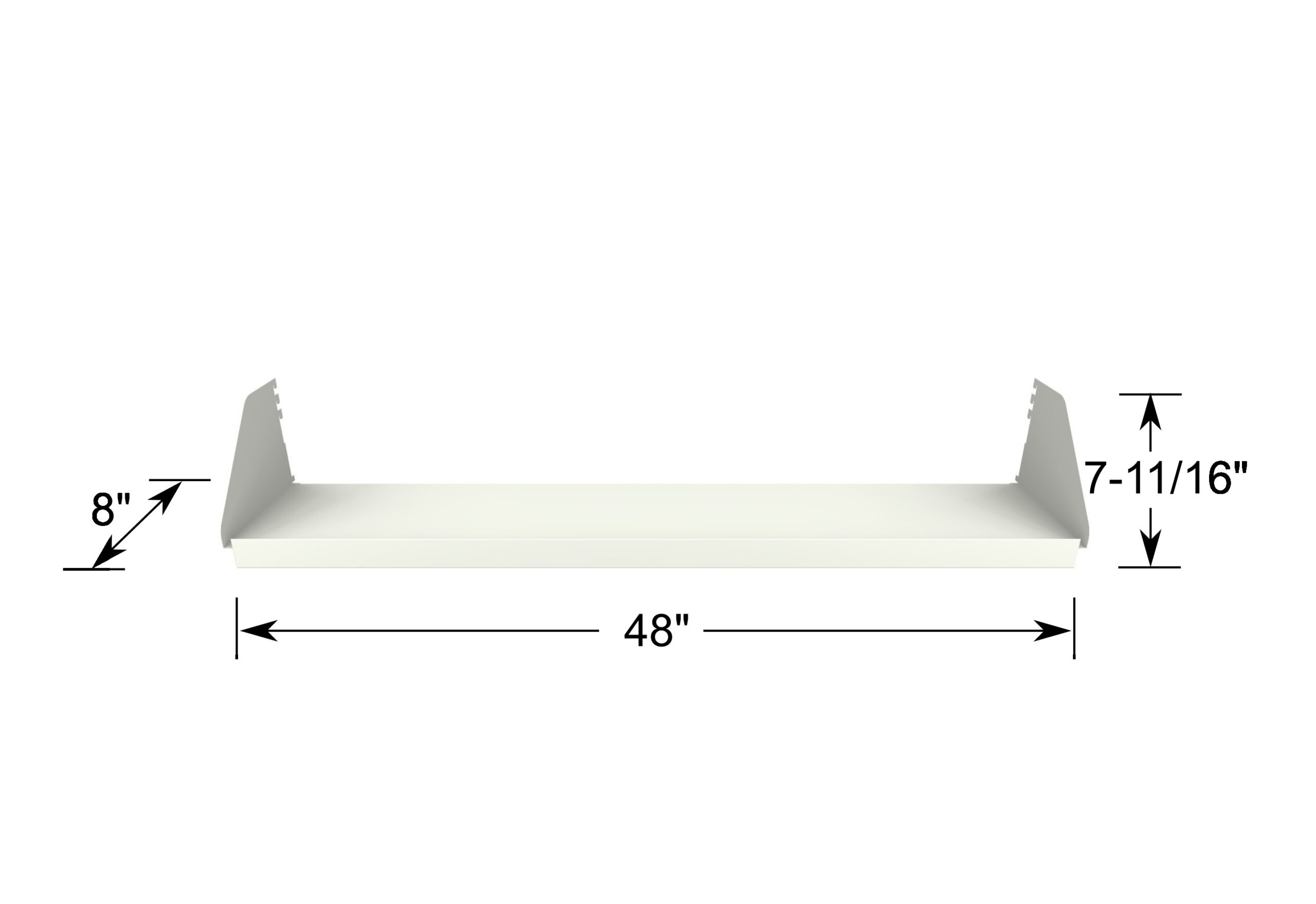 MaxPlus Outer Shelf 48 X 8 Reagent Shelving MaxPlus Outer Shelf 48 X 8 Reagent Shelving